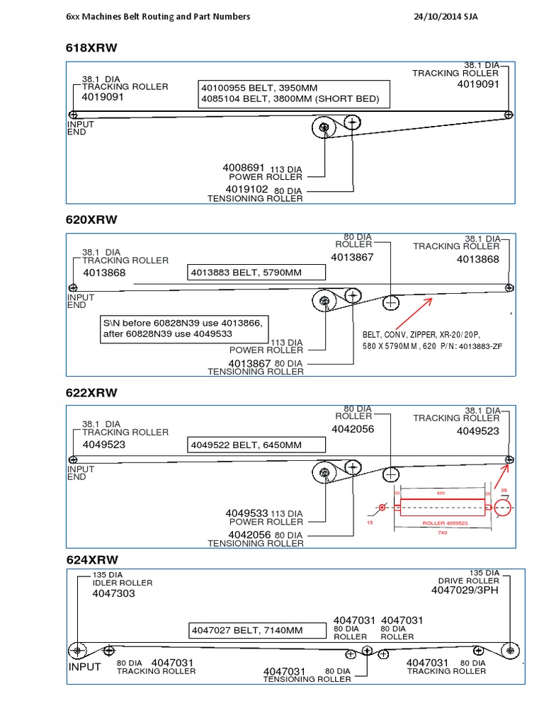 Metal Detector Belt Routing Guide | PDF | Belt (Mechanical ...