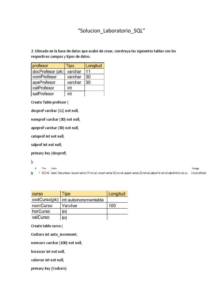 Laboratorio SQL JEAN 1 | PDF | Datos | Ingeniería de software