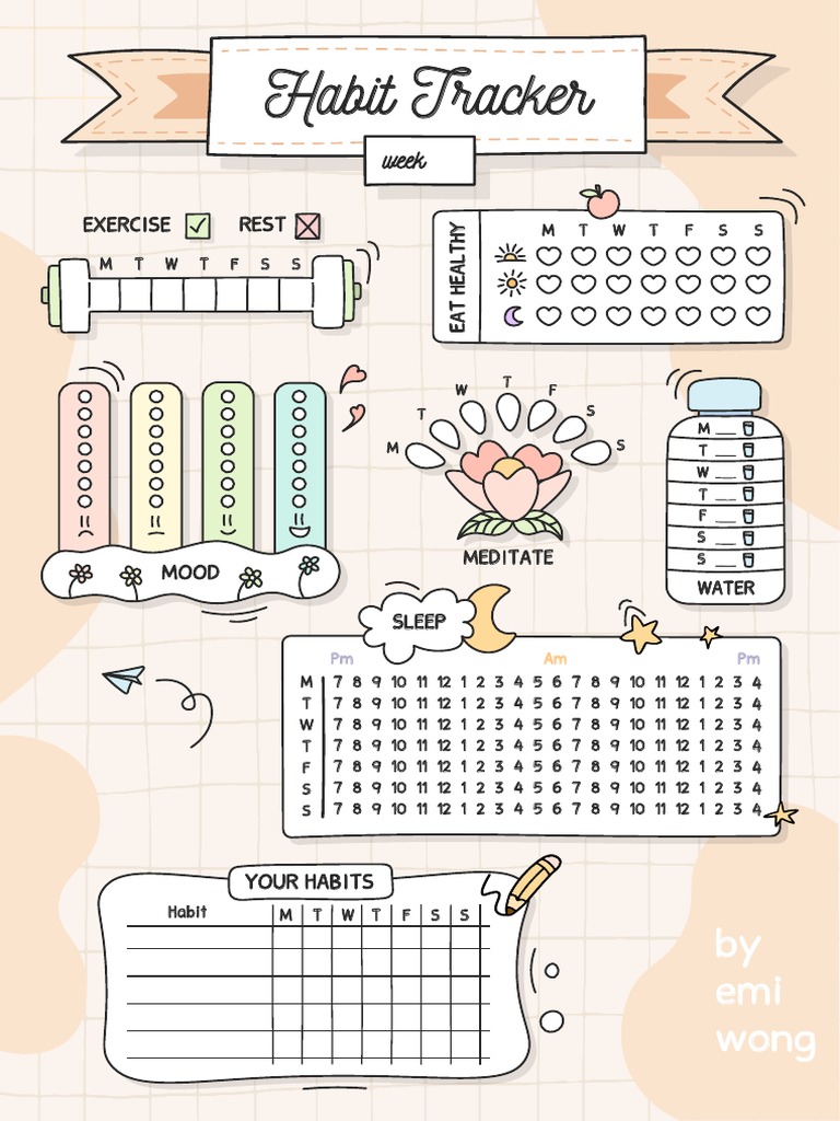 63ecdd b22 6062 5fa7 5722e0a4f2f - Habit - Tracker | PDF | Determinants ...