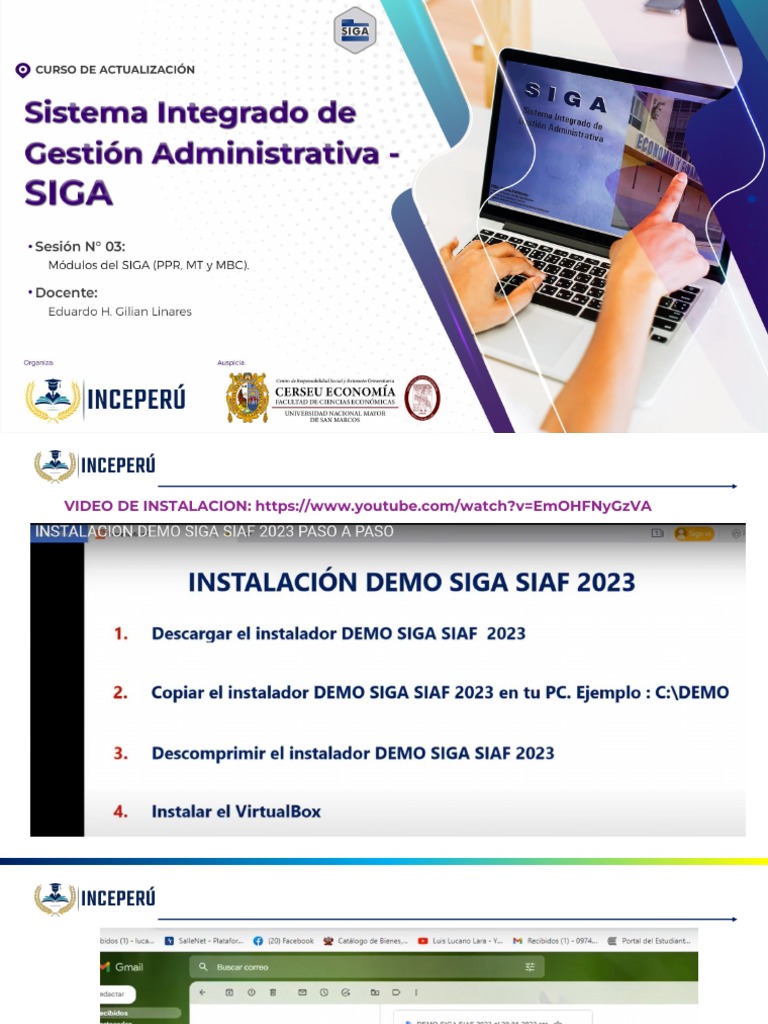 SIGA - SESIÓN N°03 | PDF