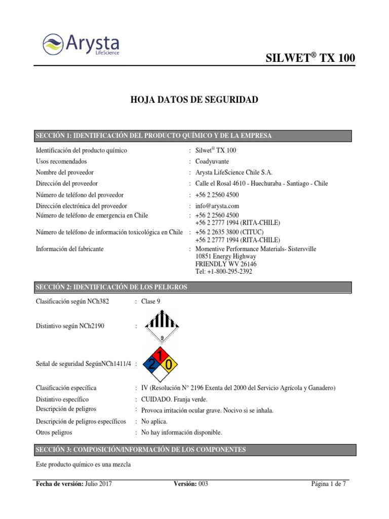 SILWET | PDF | Agua | Contaminación