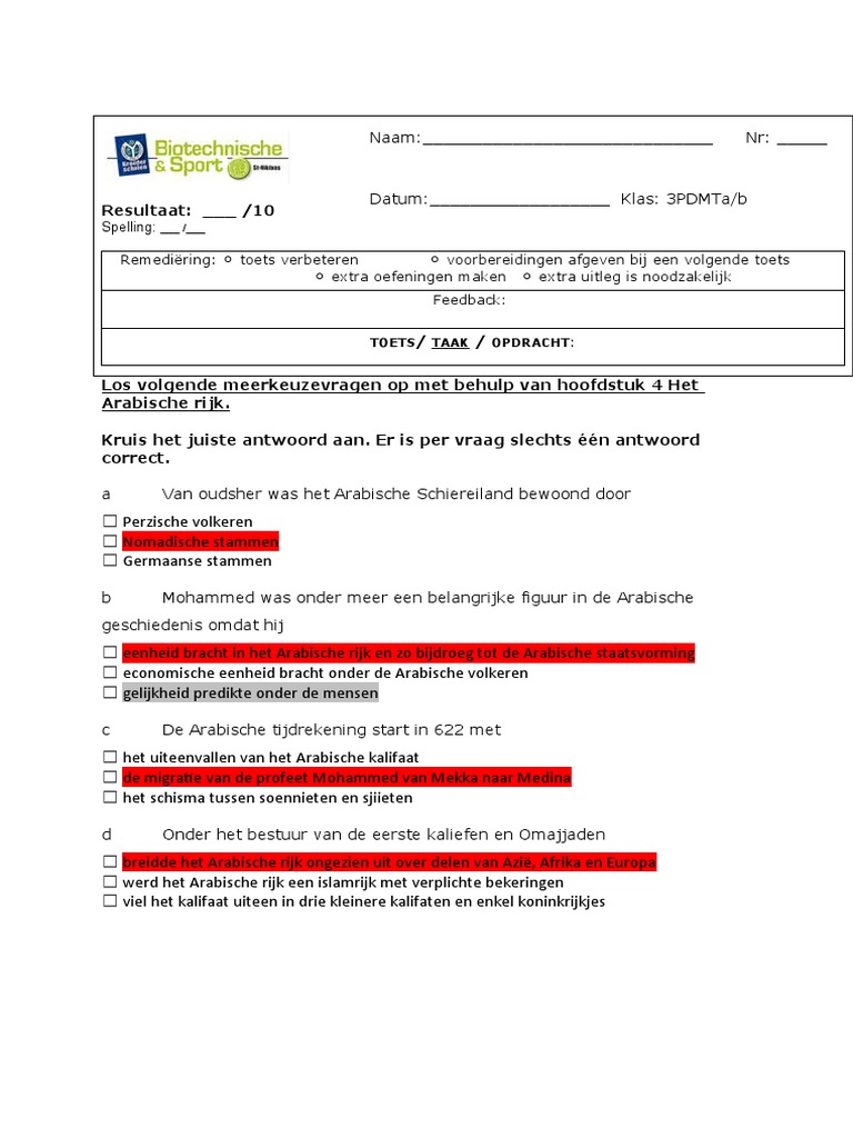 Klastaak Het Arabische Rijk | PDF
