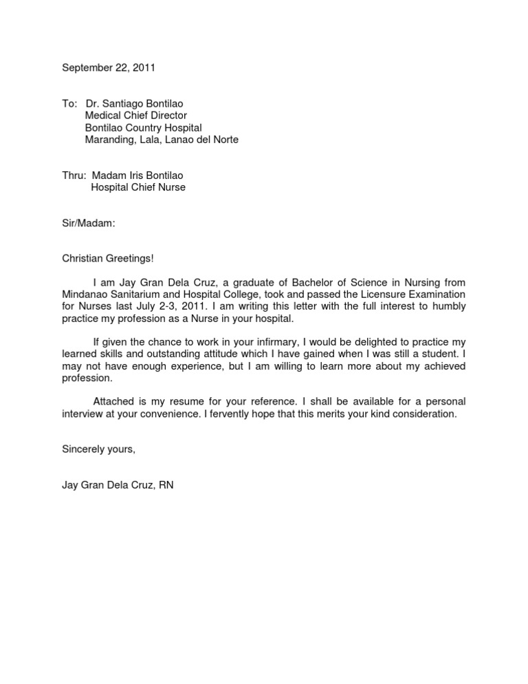 Application Letter | PDF | Self-Improvement
