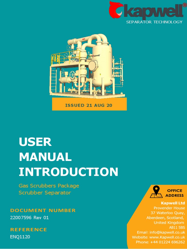 Gas Scrubber Package Manual | PDF | Technology & Engineering