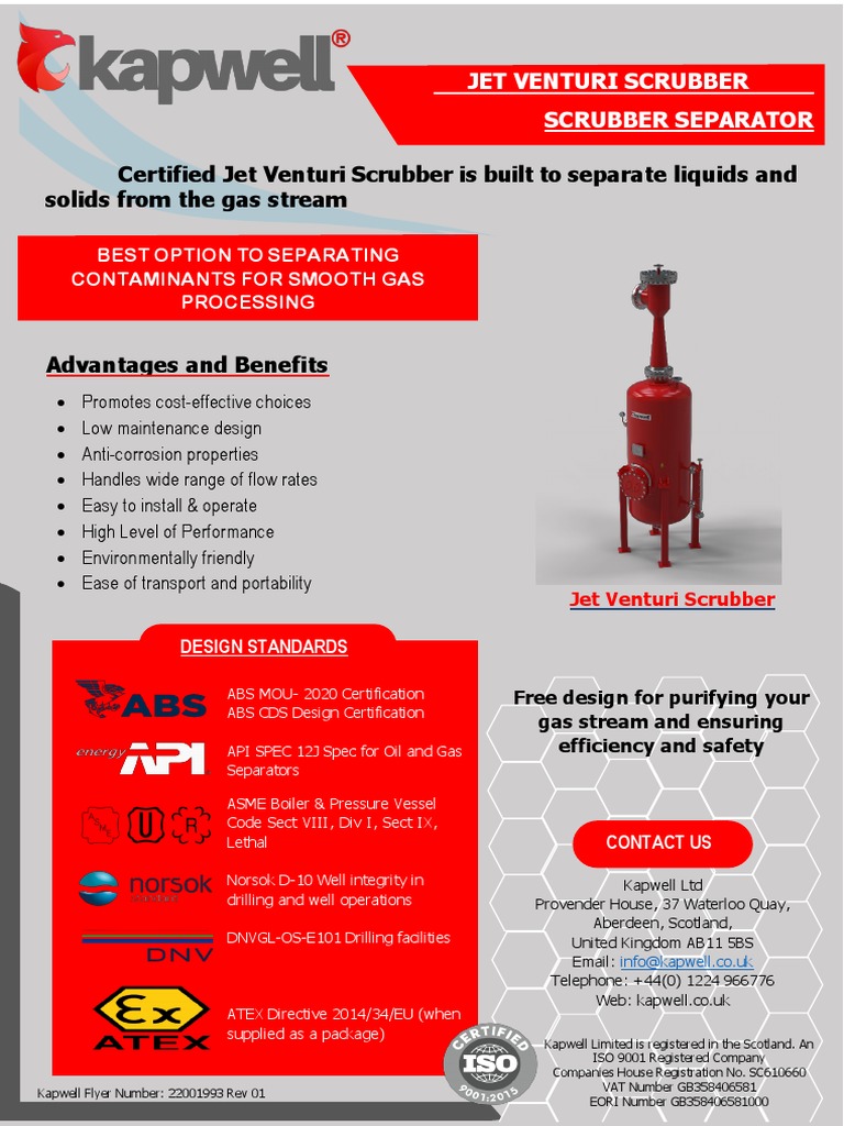 Jet Venturi Scrubber | PDF | Chemical Process Engineering | Industrial ...
