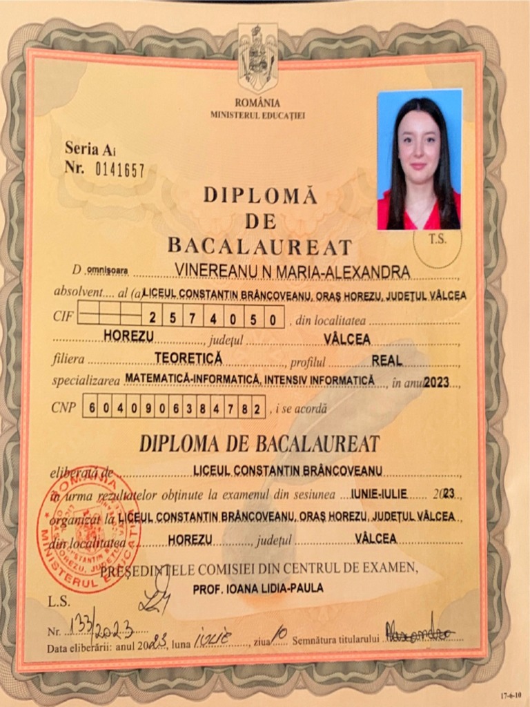 Diploma Bac | PDF