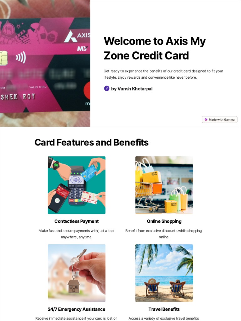 Axis My Zone Credit Card Lifetime Free My Zone Credit Card Apply - Free ...