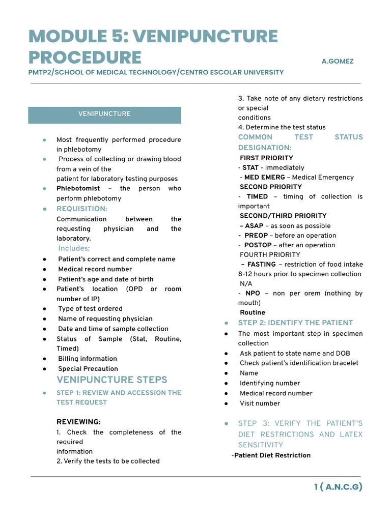 Module 5 - PMTP Lab | PDF | Syringe | Hand Washing