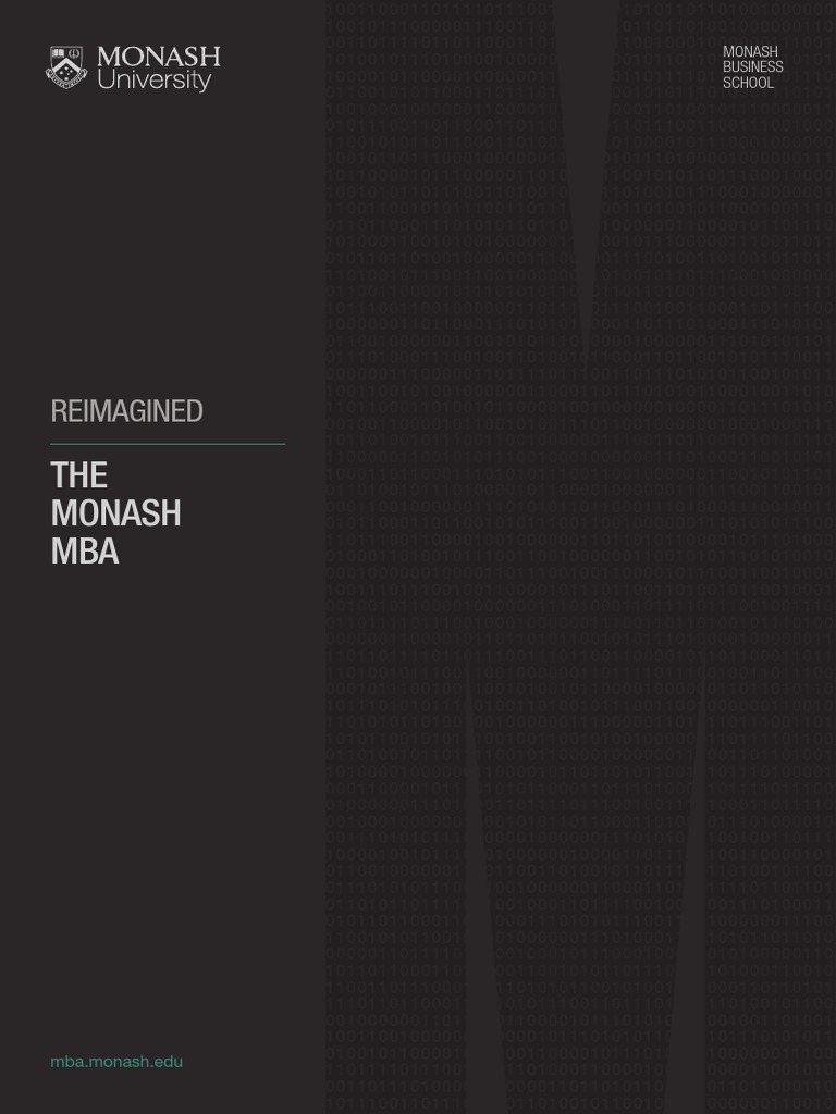 Monash MBA Program Overview | PDF | Master Of Business Administration ...