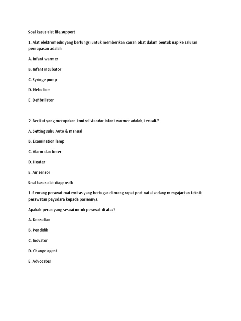 Soal Kasus Alat Ulfa mutmainna-WPS Office | PDF