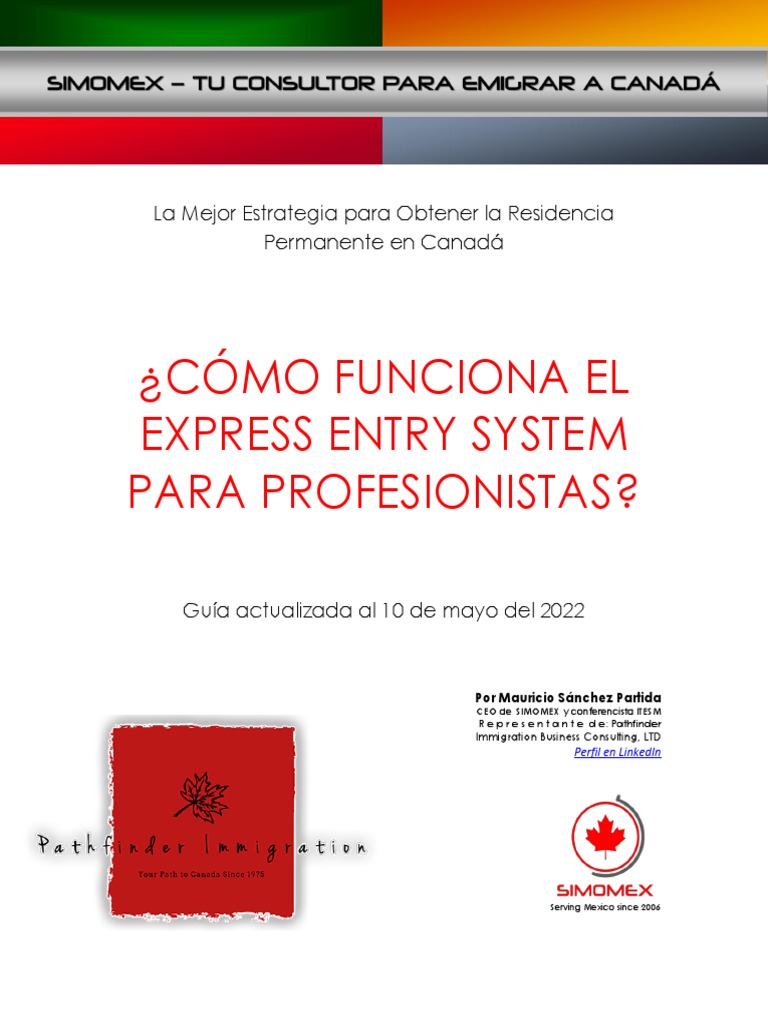 ¿Cómo Funciona El Express Entry System para Profesionistas? | PDF | Canadá