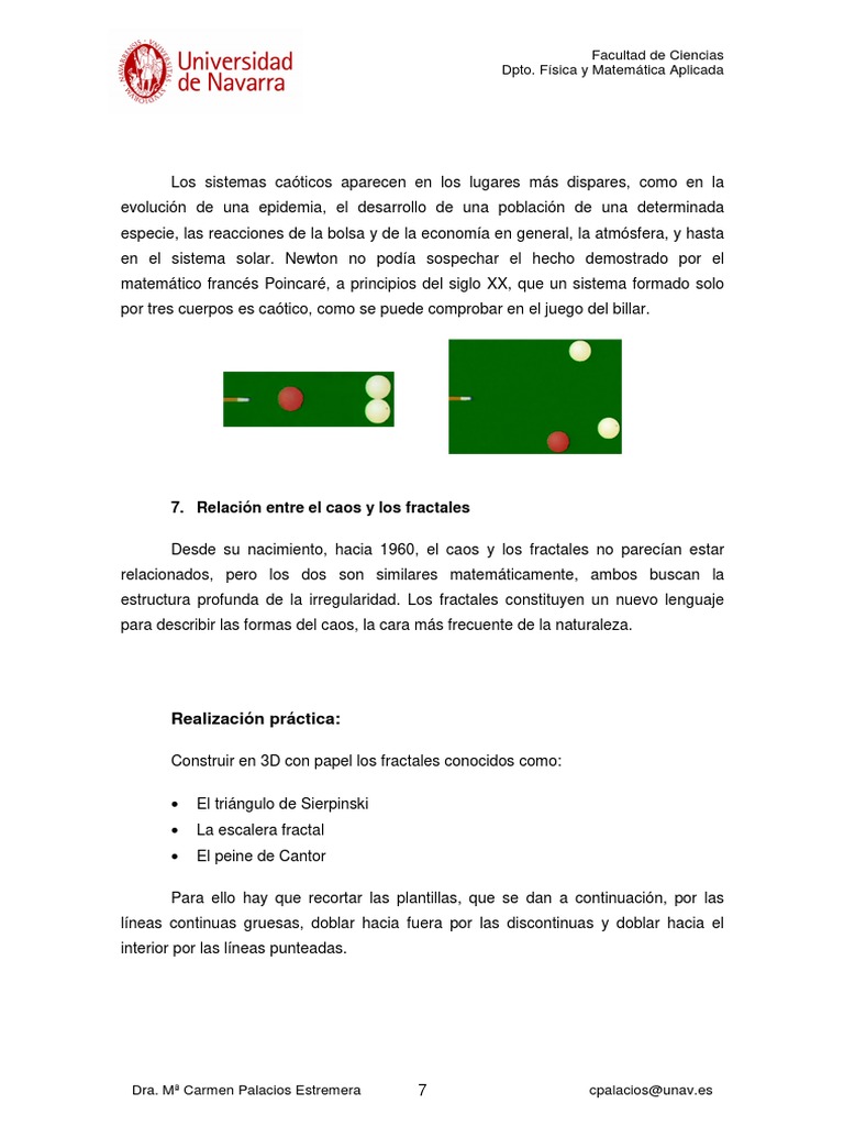 Construcción de Fractales en 3D | PDF | Teoría del caos | Fractal