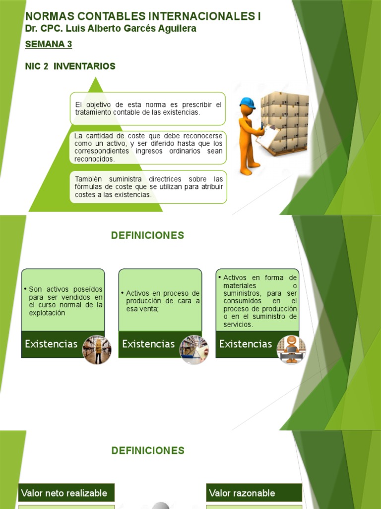 Sem 3 Nic 2 Inventarios | PDF | normas internacionales de INFORMACION ...