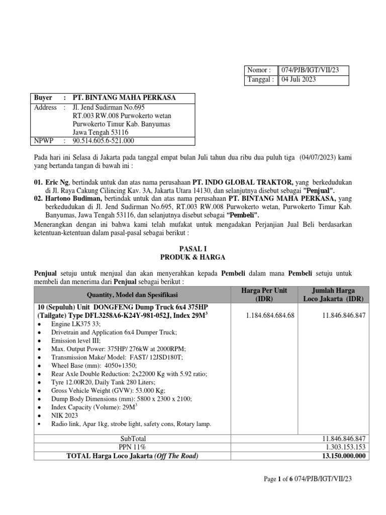 074 Draft - DDT 6x4 29M3 TG | PDF