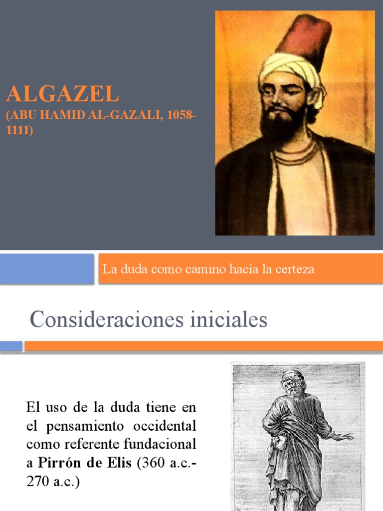 Algazel | PDF | Certeza | Conocimiento