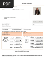 1 - Toefl Score Report PDF | PDF | Test Of English As A Foreign ...