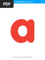 Uppercase Alphabet Flashcards | PDF | Learning Methods | Cognition