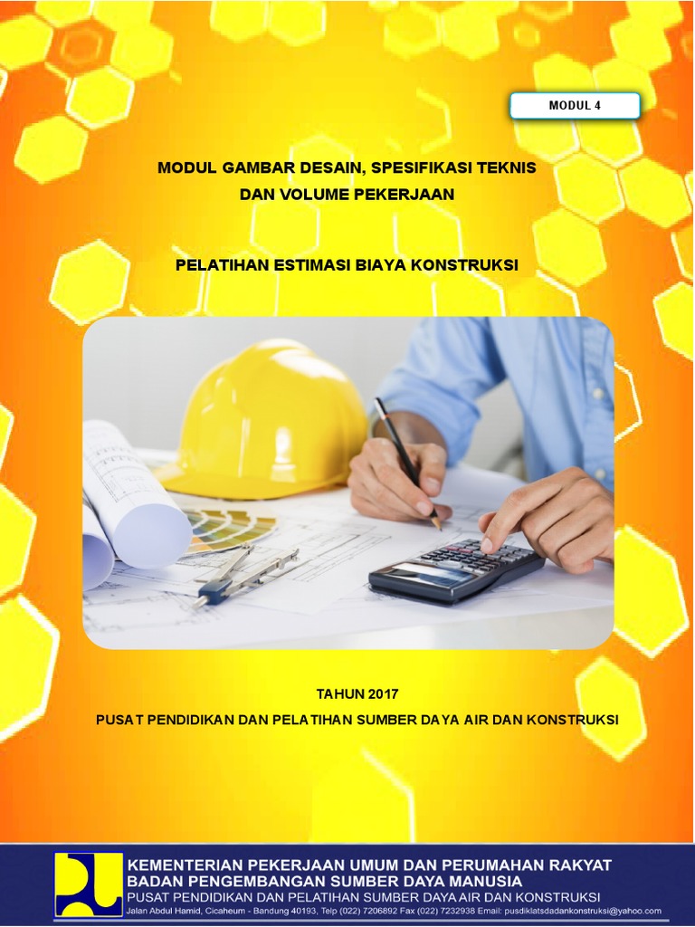 1da9b Rev Isk Modul 4 Gambar Desain Spesifikasi Teknis Dan BoQ | PDF