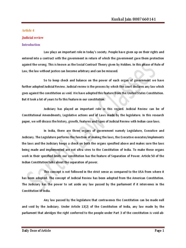 Judicial Review | PDF | Judicial Review | Constitution