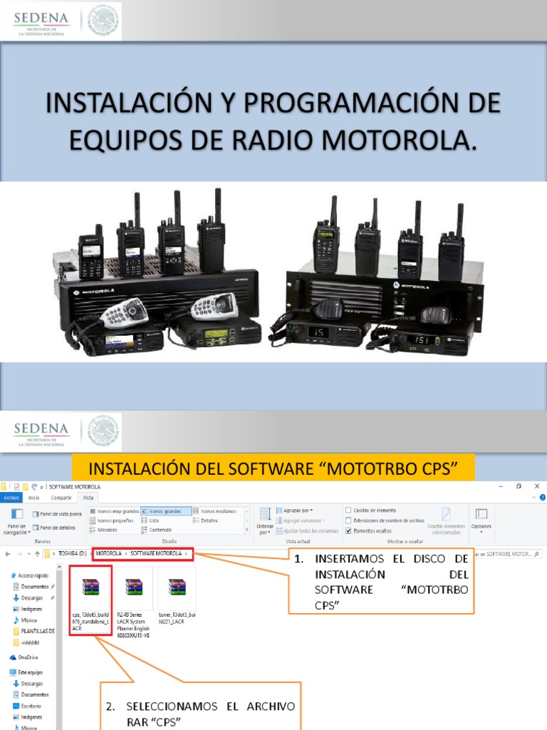 Guía de Instalación Mototrbo CPS | PDF | Información | Ingeniería de software