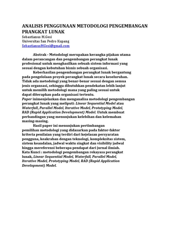 Martin..Proyek Pengembangan Prangkat Lunak | PDF