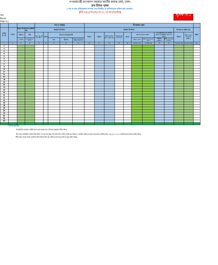 VAT Form MUSHAK 6.1 | PDF