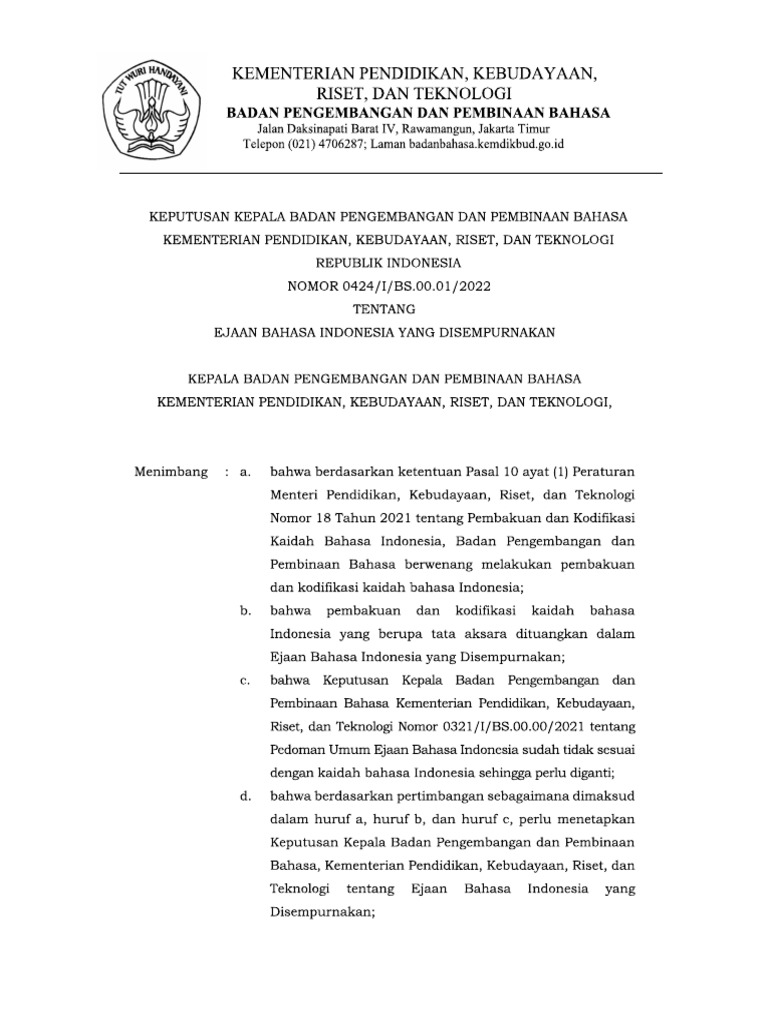 Metode Penelitian Penggunaan EYD 1 | PDF