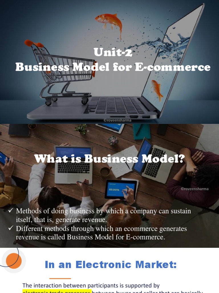 ECOM Unit 2 | PDF | E Commerce | Sales