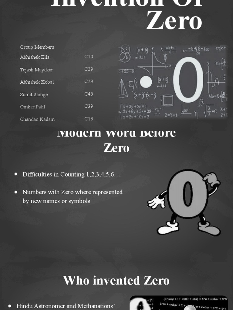 Invention of Zero | PDF