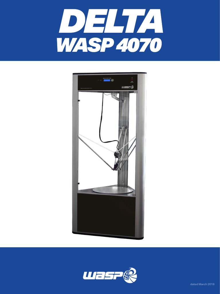 TECNICAL SHEET Delta WASP 40 70 | PDF