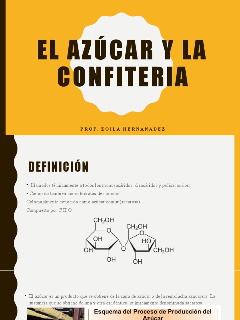 Azúcar y Confitería: Definiciones y Tipos | PDF | Azúcar | Dieta y ...