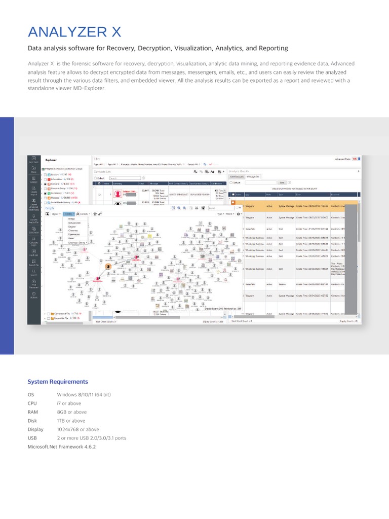 Forensic Data Analysis Software Specs | PDF | File System | Computing