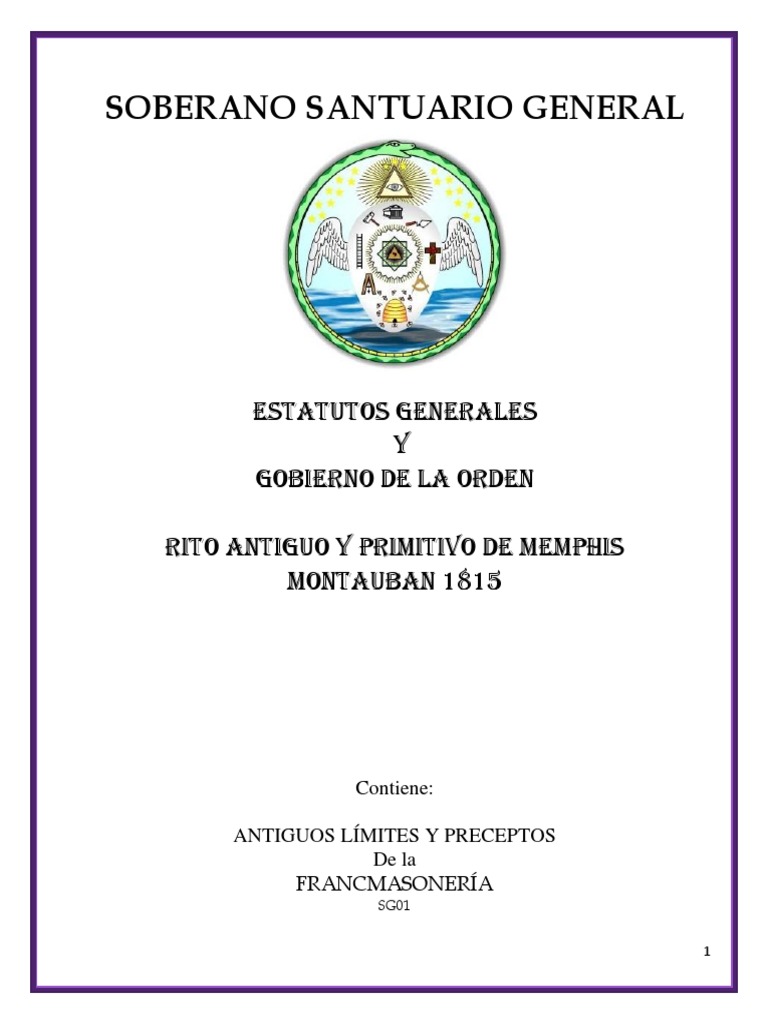 Constitucion Rapm Pdf Pdf Masonería
