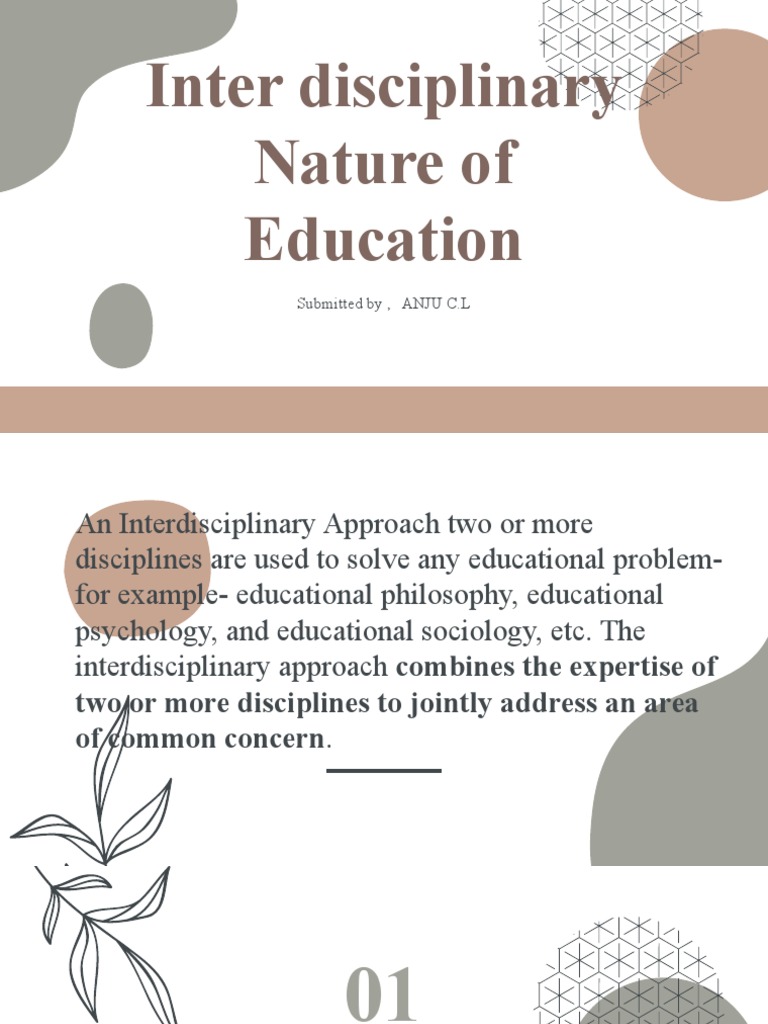 Interdisciplinary Nature of Education | Download Free PDF | Psychology ...