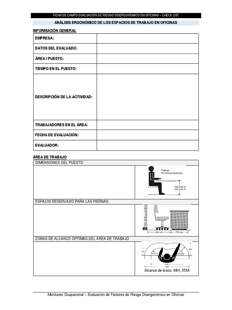 Ergonomía en Puestos de Trabajo | PDF | Factores humanos y ergonomía