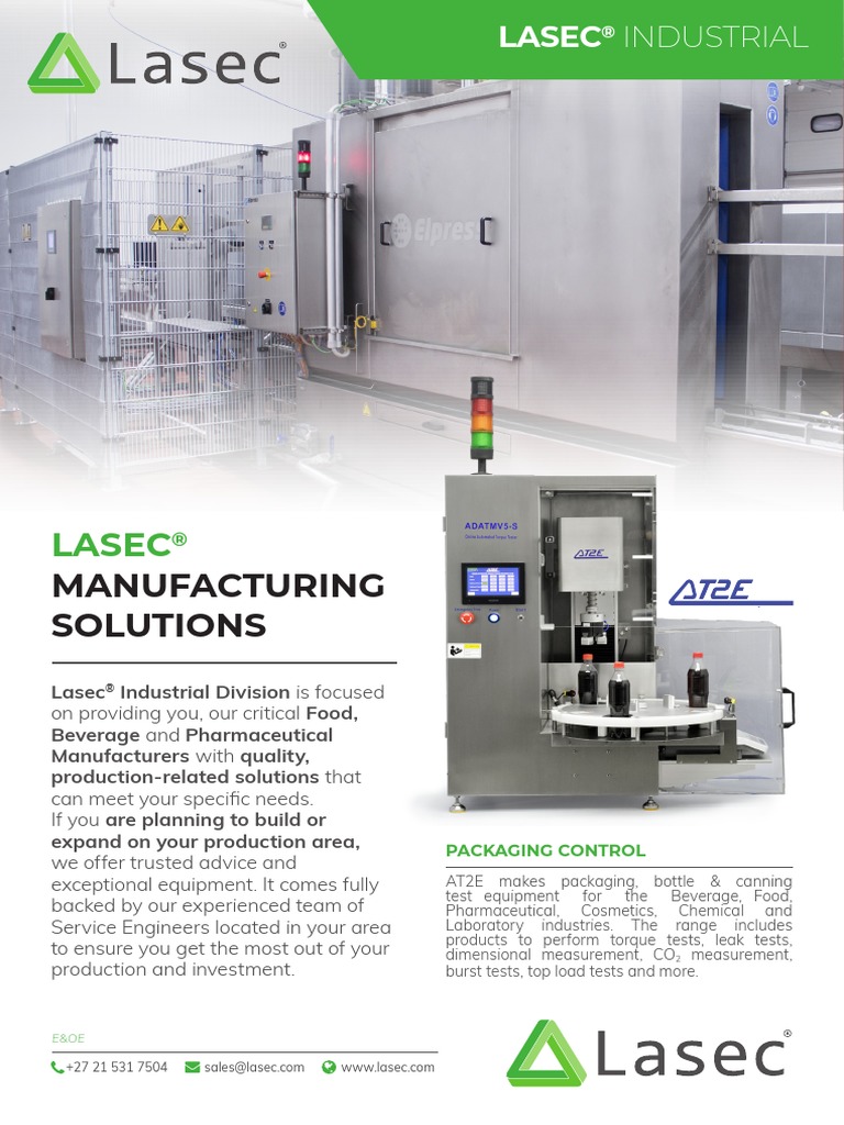 Lasec Industrial Solutions Flyer | PDF | Packaging And Labeling ...