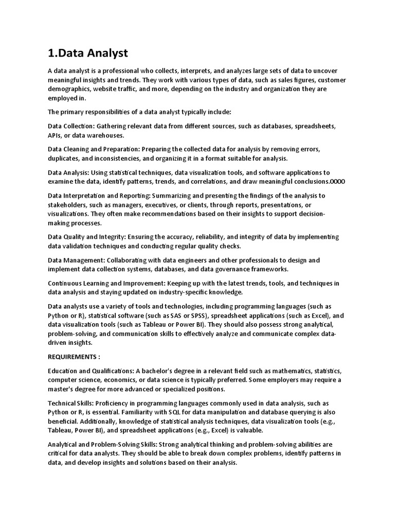 Careers | PDF | Data Analysis | Data