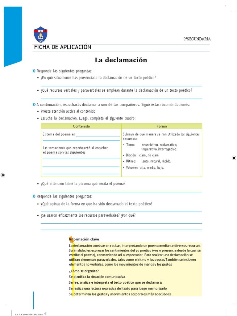 Sesion 8 IV Unidad Ficha Segundo | PDF | Ciencia cognitiva | Cognición