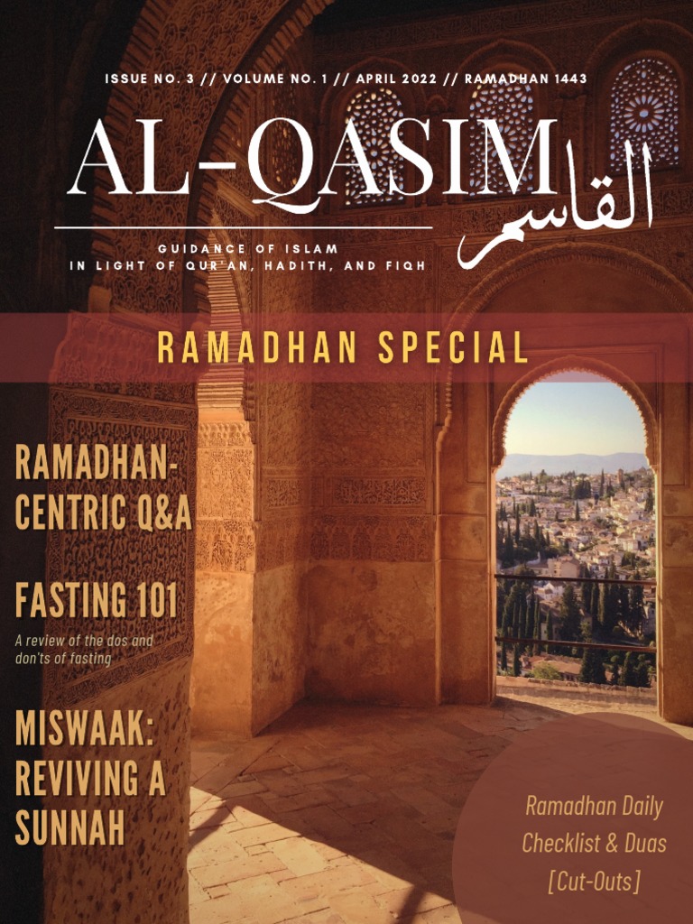 Al-Qasim Volume 1 Issue 3 (Ramadan 1443 - April 2022) | PDF | Ramadan ...