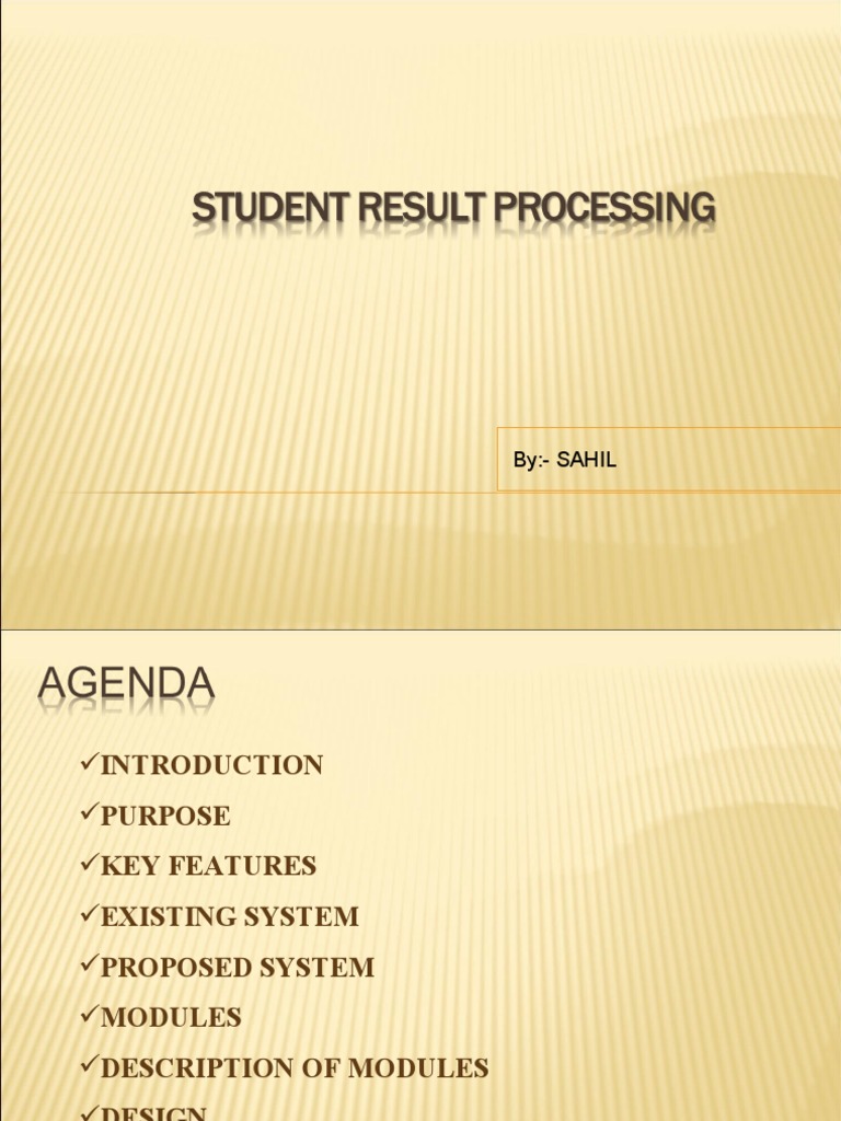 Student Result Processing System | PDF | Login | Password