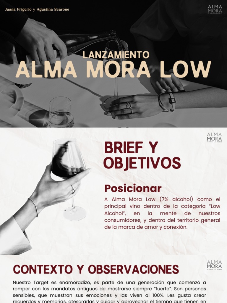 Publicidad Vino Alma Mora Low | PDF | Amor | Vino