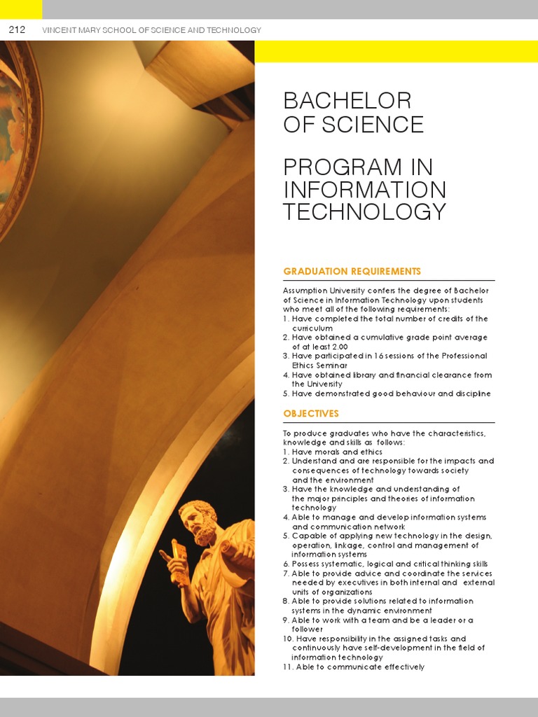 Bachelor of Science in Information Technology 2021 | PDF | Information ...