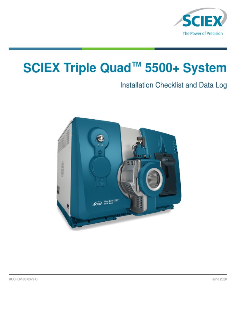 5500+ TripleQuad Installation Checklist | PDF | Installation (Computer Programs) | Trademark