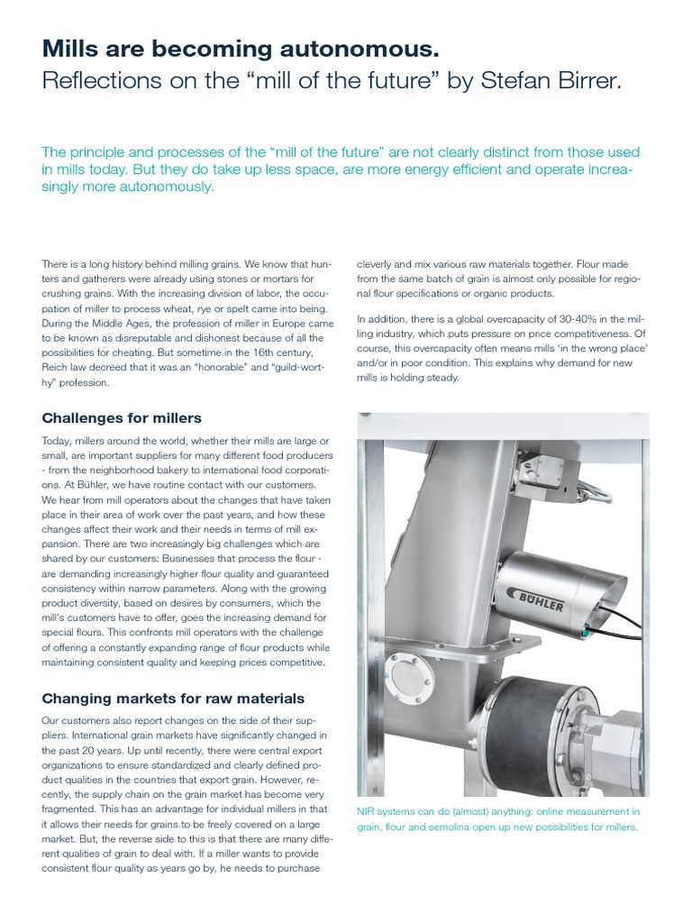 Buhler Smart Mill | PDF | Demand | Product (Business)