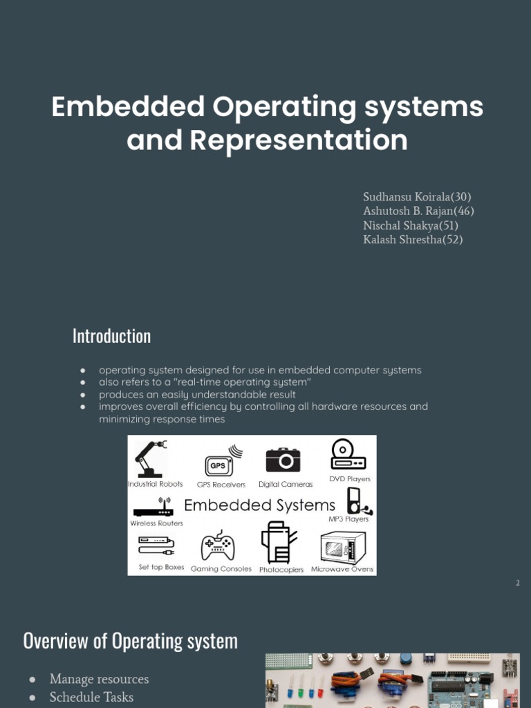 Embedded Operating System and Representation | PDF | Scheduling (Computing) | Operating System
