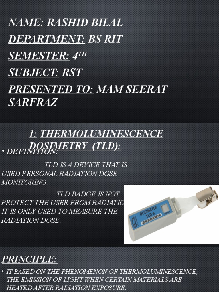 RST P | PDF | Absorbed Dose | Ionizing Radiation