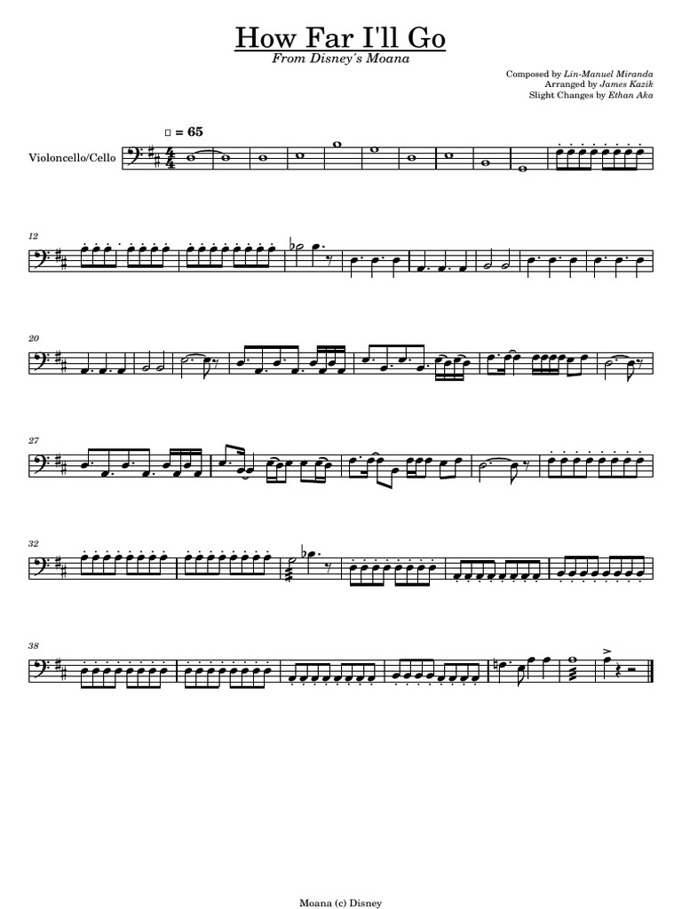 How Far Ill Go | PDF