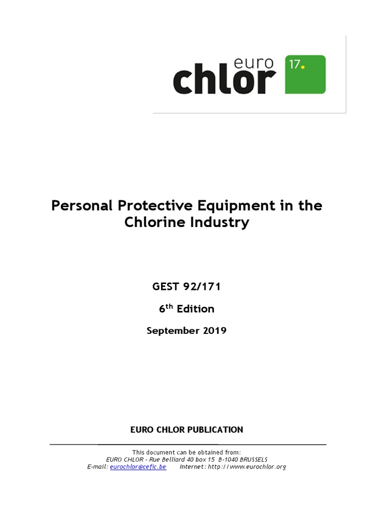 15 - GEST 92 171 Edition 6 - Personal Protective Equipment in The ...