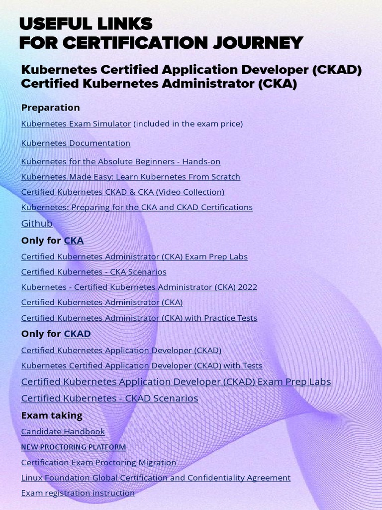Cka, Ckad | PDF