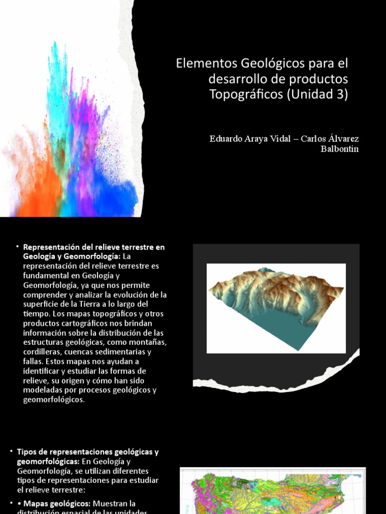Elementos Geológicos para El Desarrollo de Productos Topográficos | PDF ...
